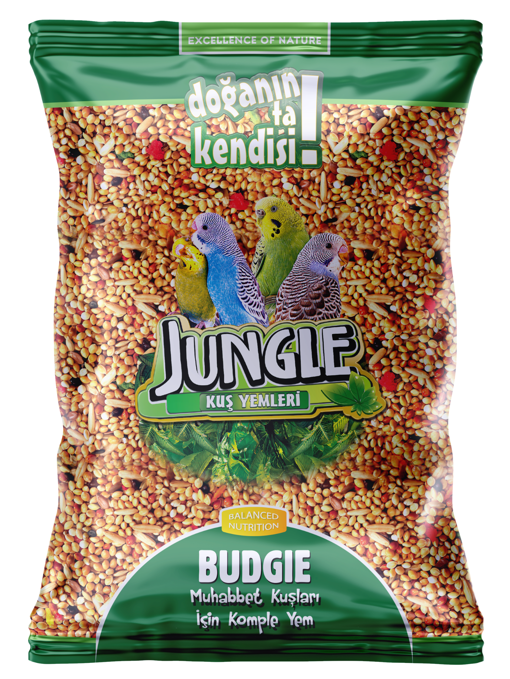 Jungle Muhabbet Kuşu Yemi 1 KG – Jungle Pet Food
